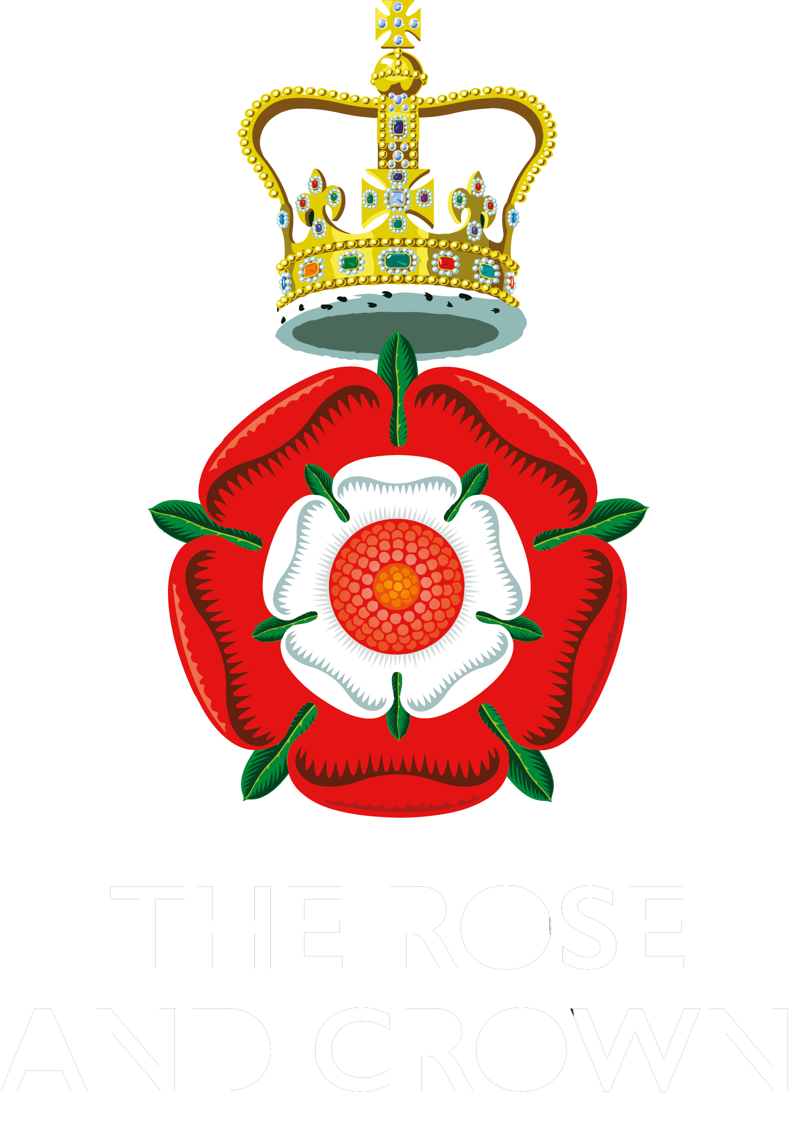 Rose And Crown Logo Flower Crown Logo Etsy